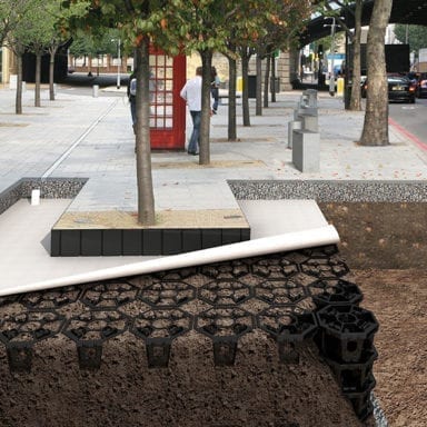 StrataCell - Pavement Support System - GreenBlue Urban