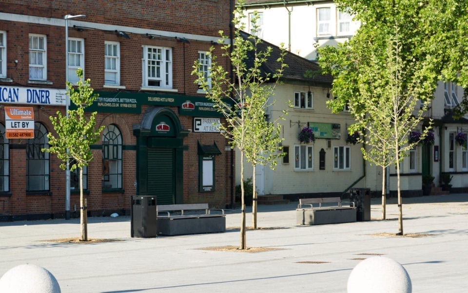 Bletchley, Brunel Roundabout - GreenBlue Urban