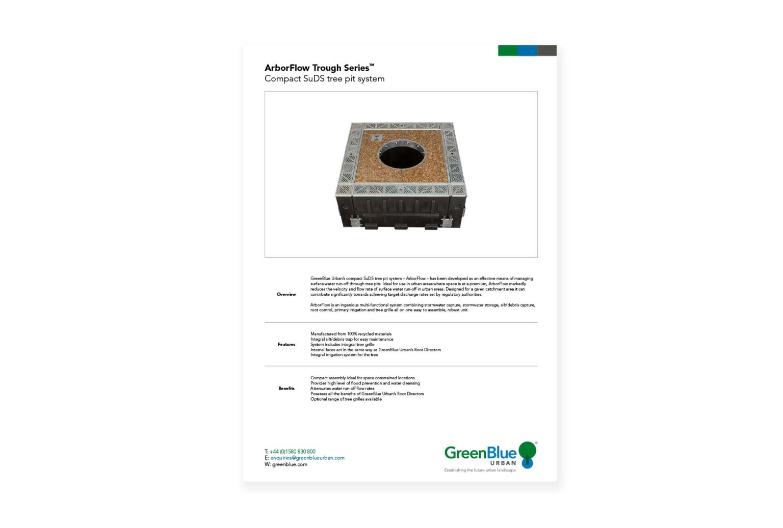 ArborFlow Datasheet - GreenBlue Urban