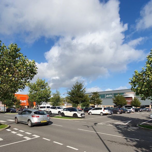 Cardiff Gate Retail Park - GreenBlue Urban