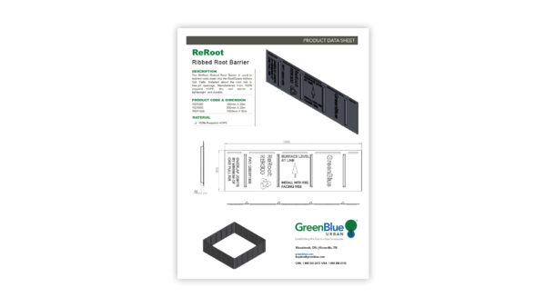 ReRoot Datasheet - GreenBlue Urban